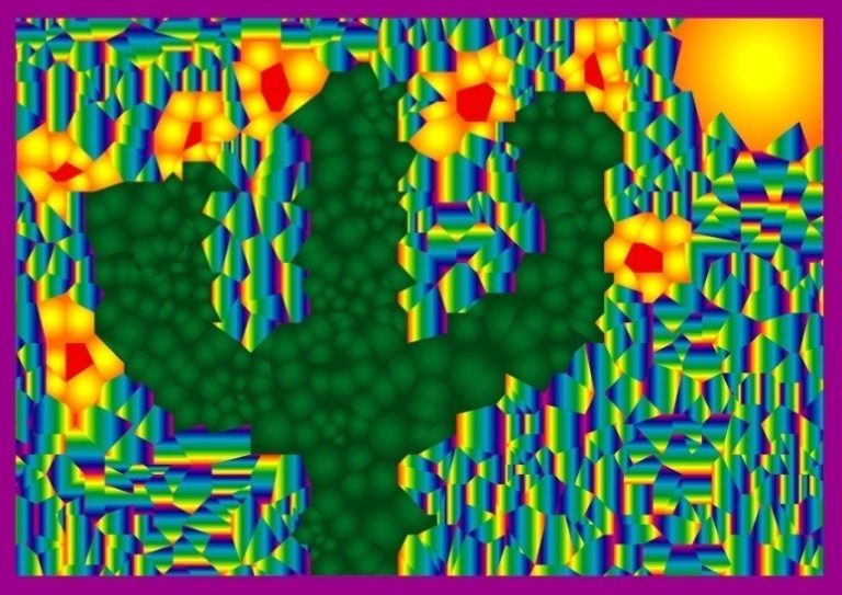 Math Art Gallery Top: About the displaying works | Art of Creation