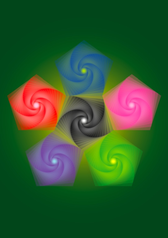 MathArt Gallery 5: Explanation of MathArt created from rotation and ...