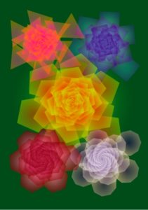 Math Art Gallery Top: About the displaying works | Art of Creation